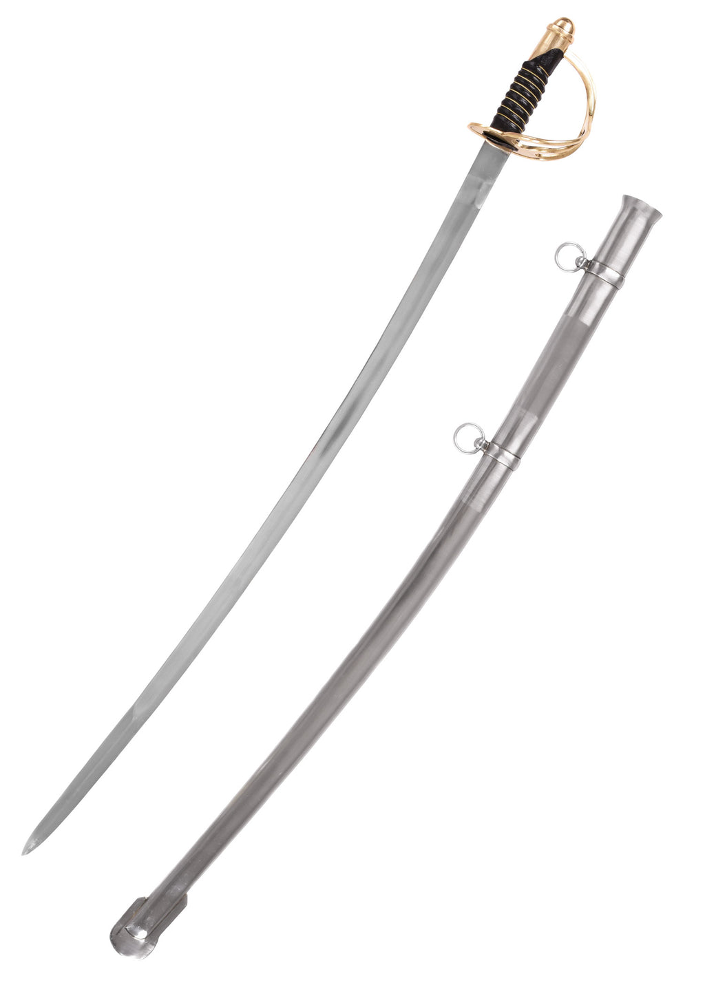 American Cavalry Sabre, Model 1860, Replica with Black Handle